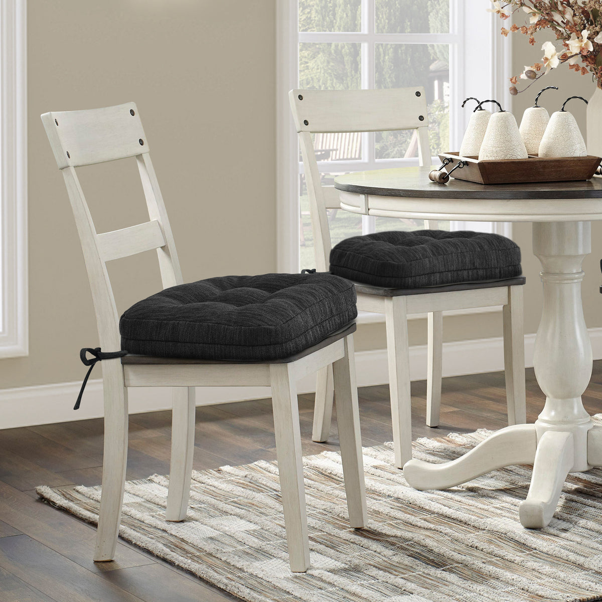 Dual-Layer Memory Foam Dining Chair Cushion
